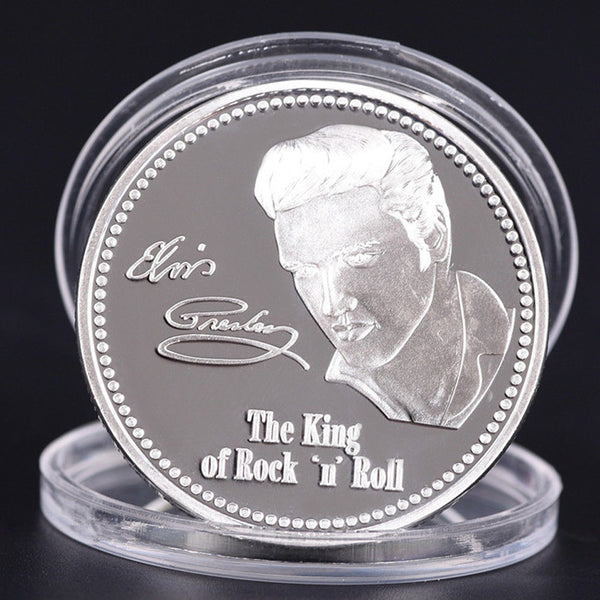 Elvis Presley Commemorative Coin "The King of Rock 'n' Roll" – Loot Lane