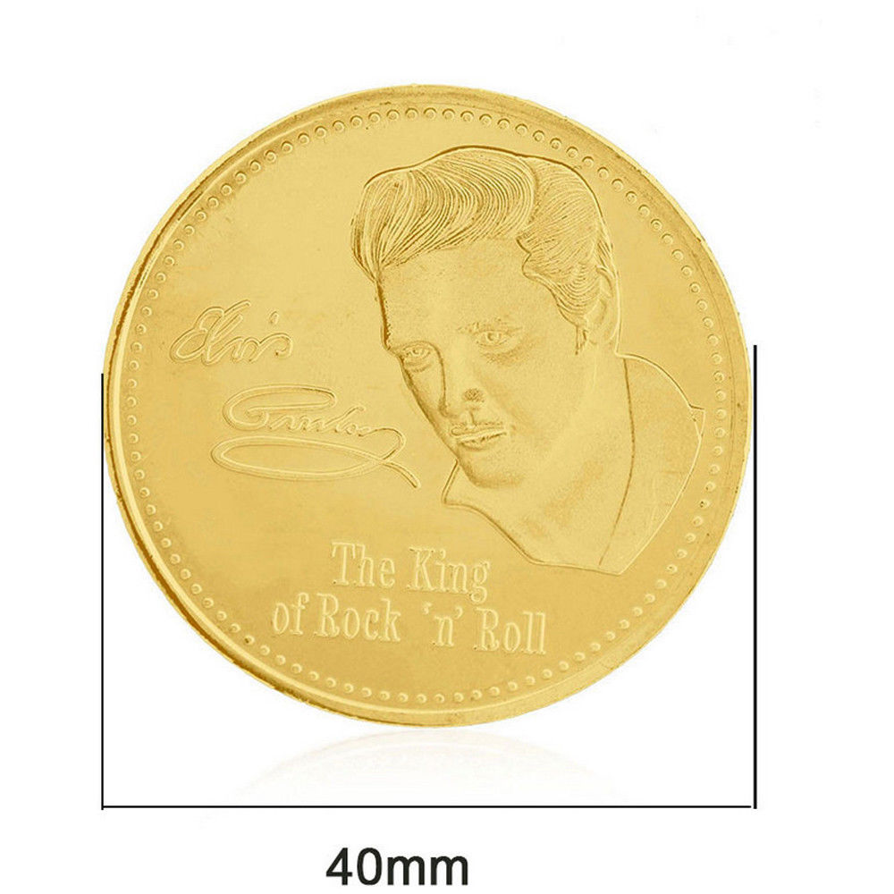 Elvis Presley Commemorative Coin "The King of Rock 'n' Roll" – Loot Lane