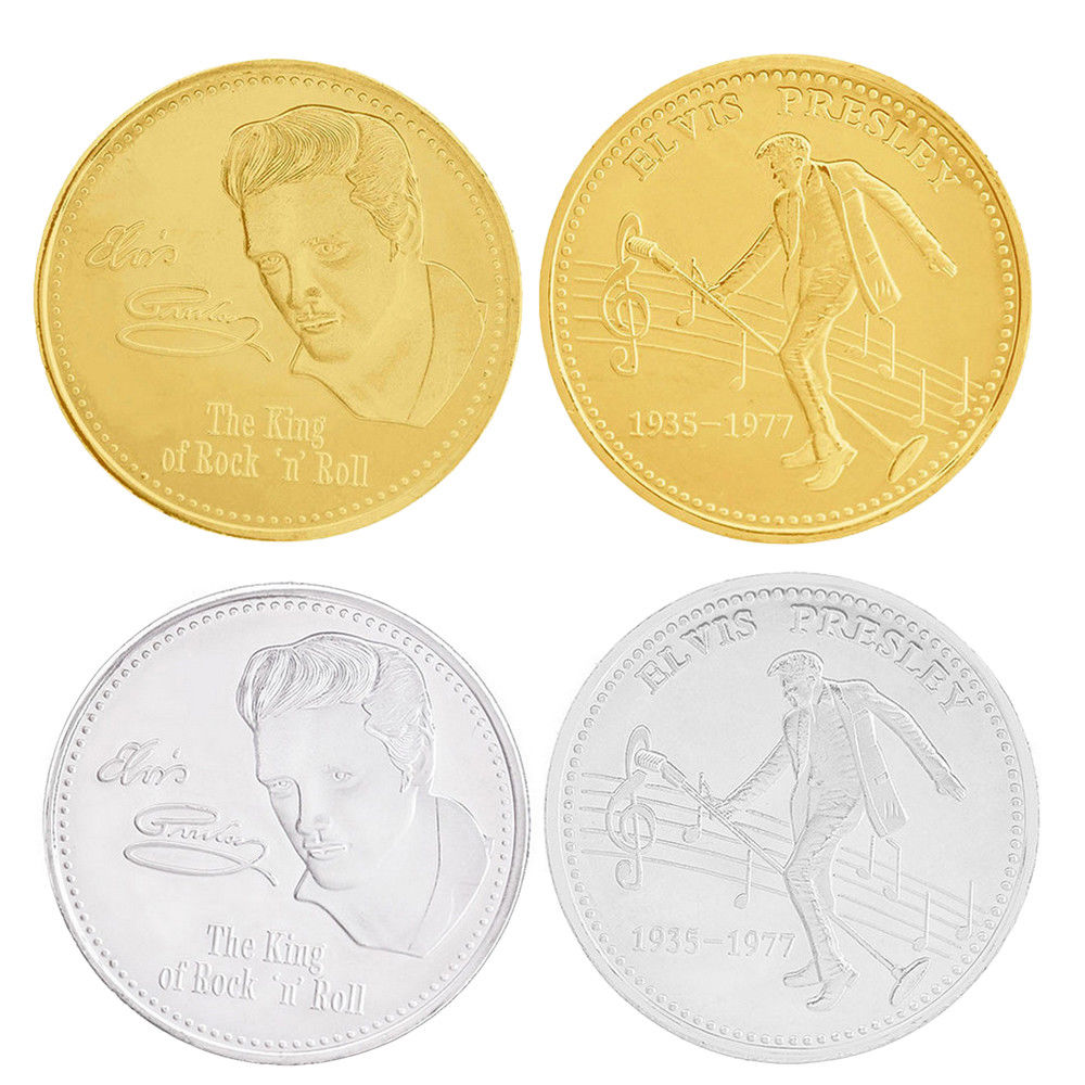 Elvis Presley Commemorative Coin "The King of Rock 'n' Roll" – Loot Lane